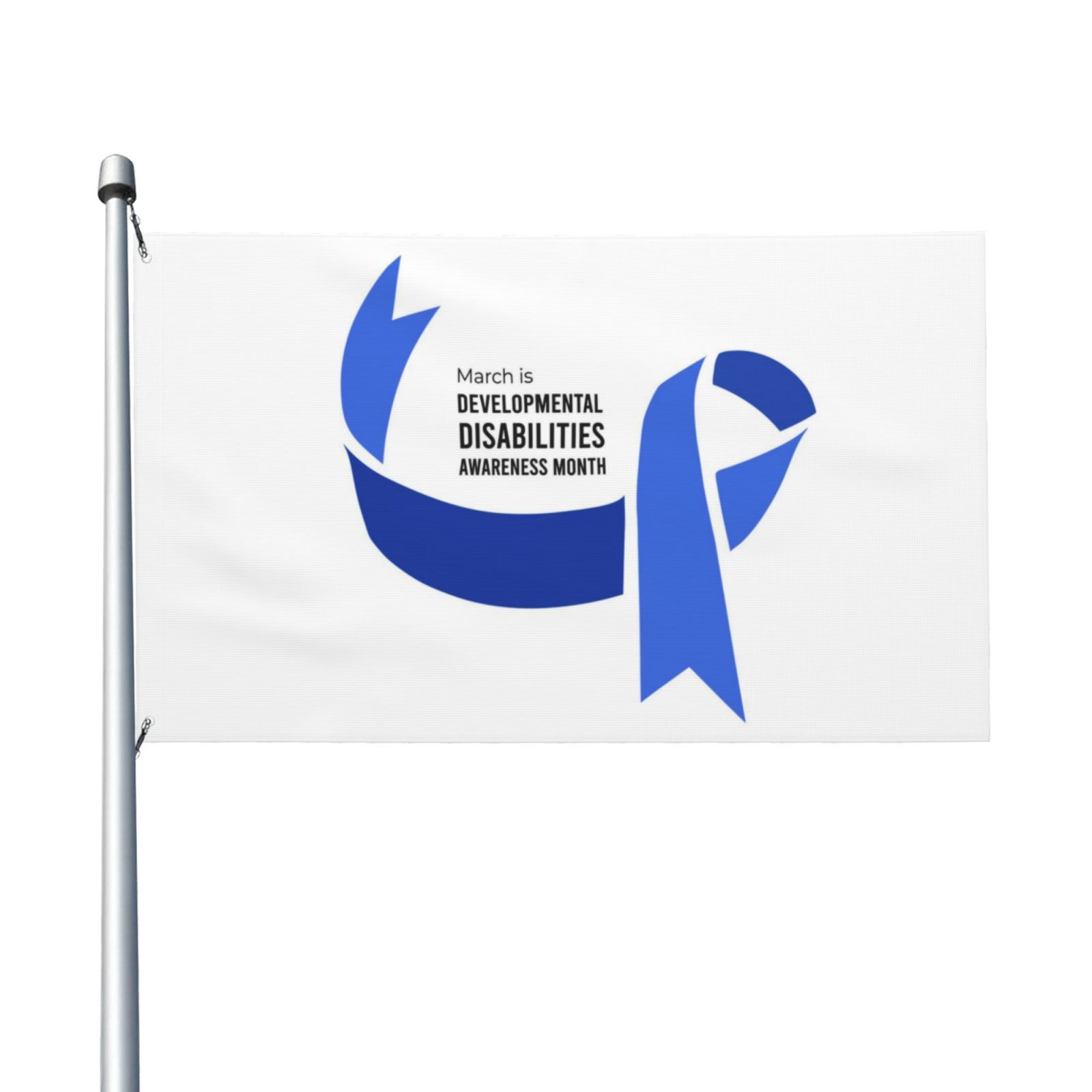 Developmental Disabilities Awareness Month Flag 3x5 Ft Double-Sided ...