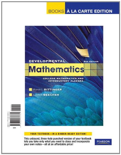 Pre-Owned Developmental Mathematics, Books a la Carte Edition (8th ...