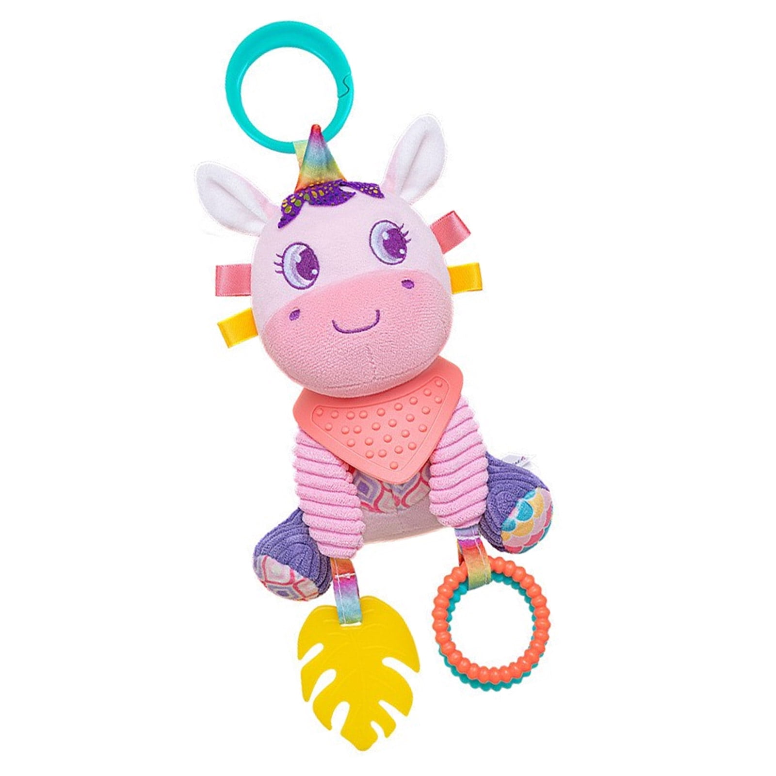 Developmental Sensory Toy For Car Seats StrollersPlush Doll With Sound ...