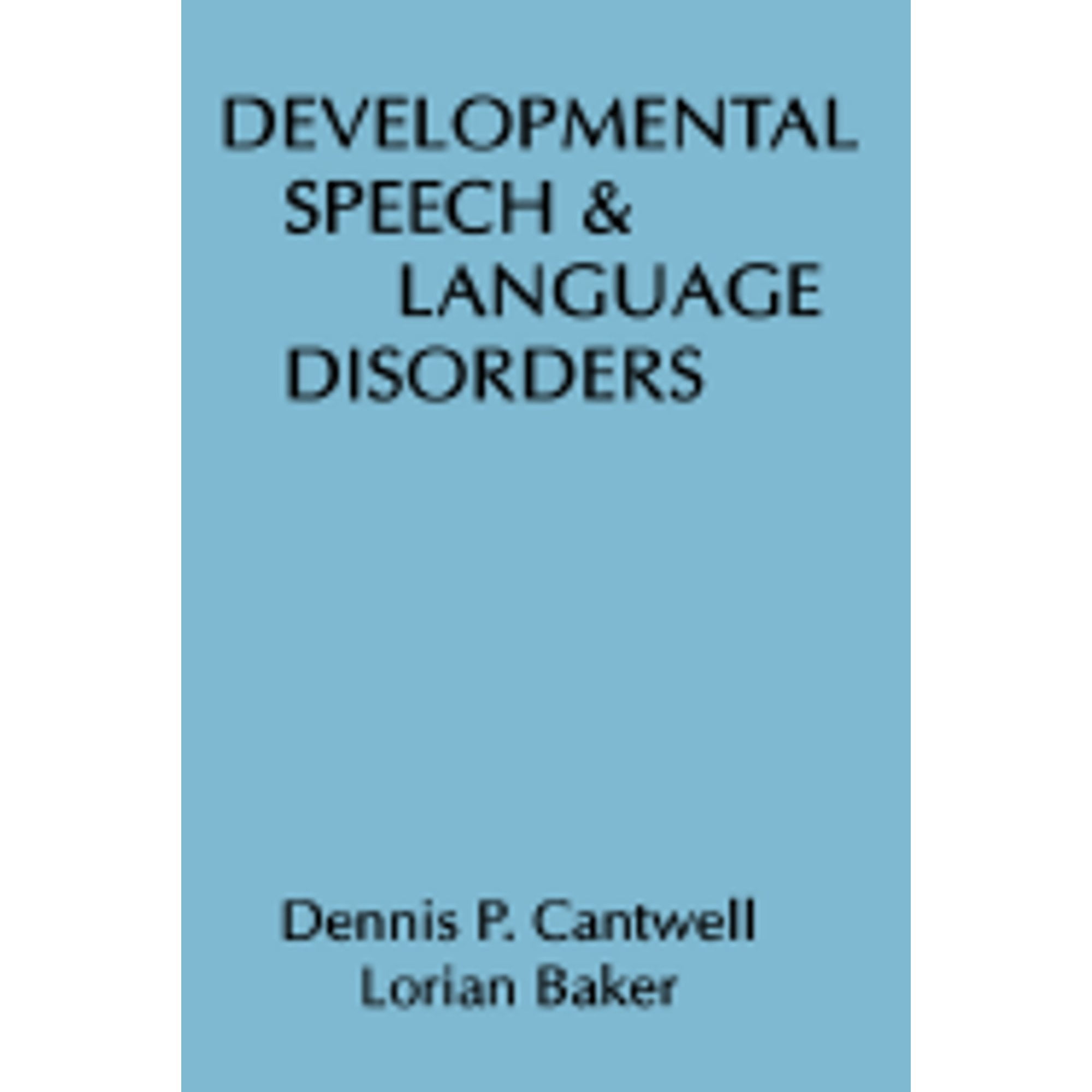 Pre-Owned Developmental Speech and Language Disorders (Hardcover ...