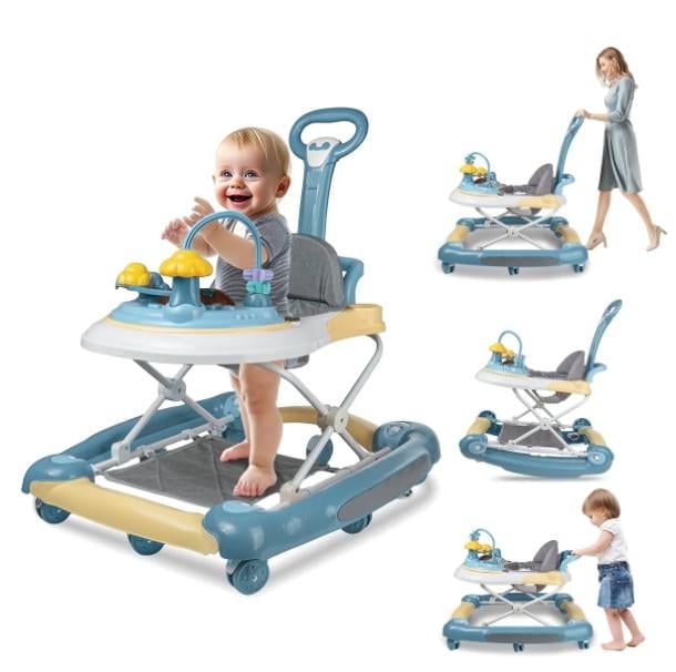 Developmental Walkers For Babies, Foldable Baby Walker, Adjustable ...