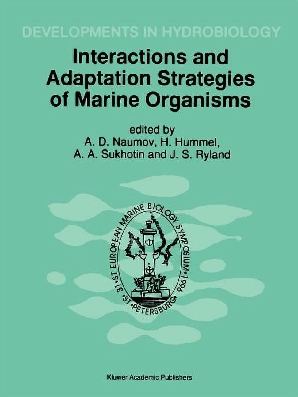 Developments in Hydrobiology Interactions and Adaptation Strategies of ...