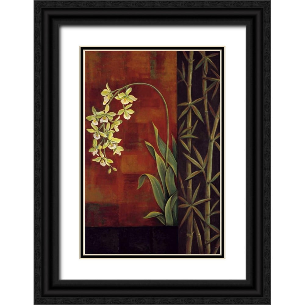 Deveraux, Jill 13x18 Black Ornate Wood Framed with Double Matting Museum Art Print Titled ...