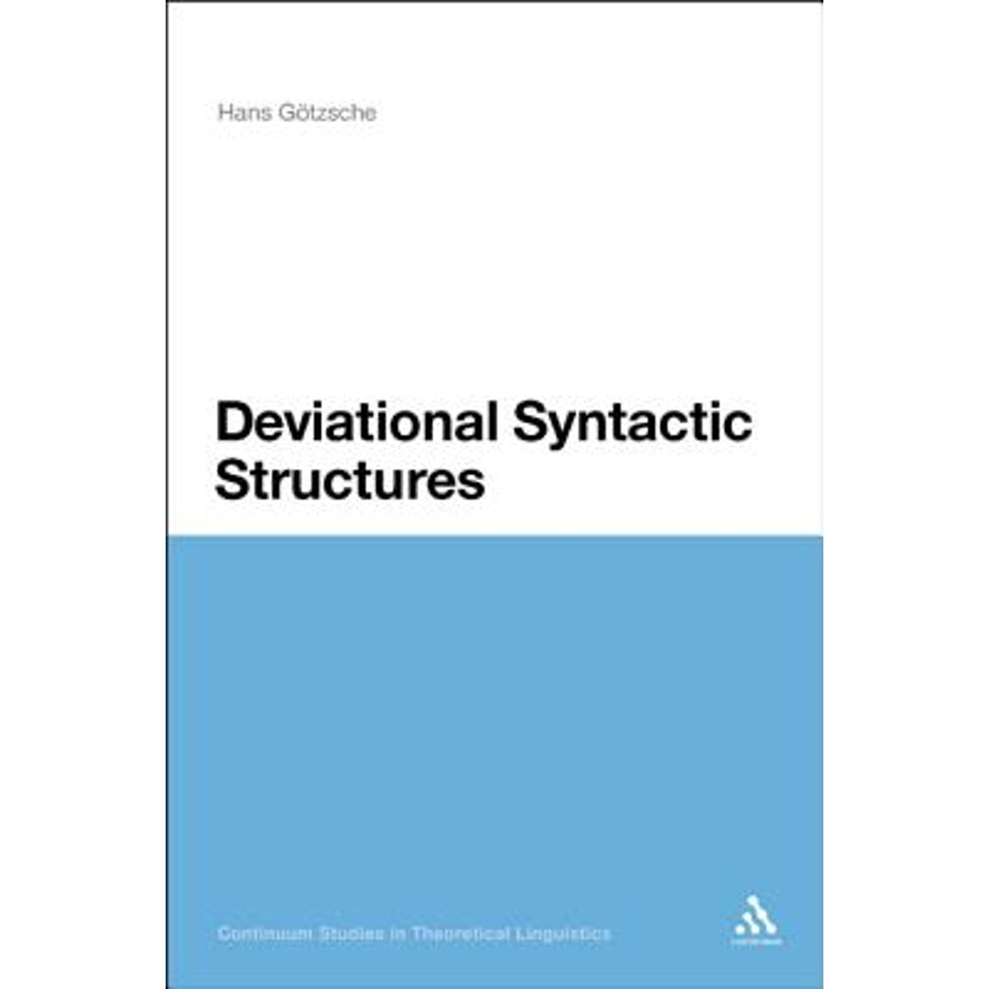 Pre-Owned Deviational Syntactic Structures (Hardcover) by Hans Götzsche ...