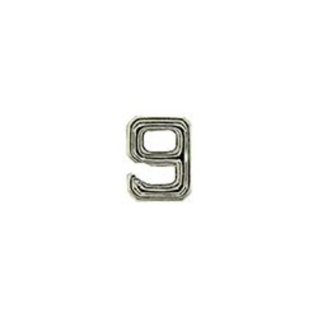Eagle Emblems M7669 Dev-Numeral 9, Silver - 0.19 in. - Walmart.com