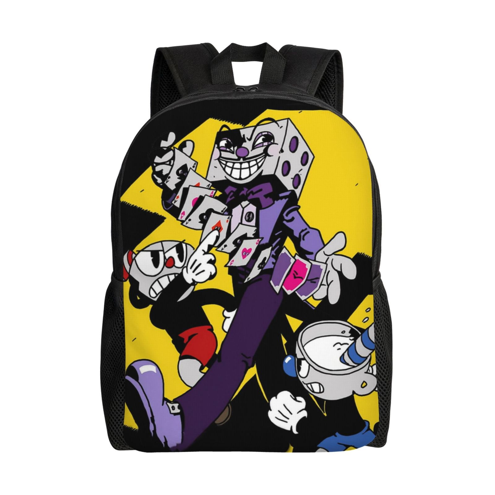 Devil Cuphead Mugman Backpack Lightweight Unisex Basic Daypack Bookbag ...