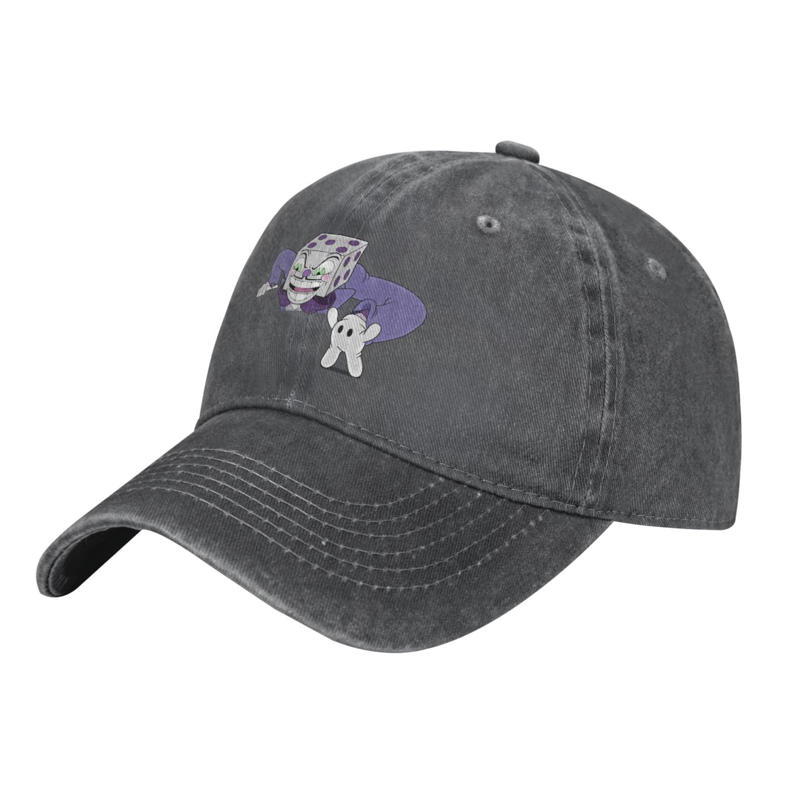 Devil Cuphead Mugman Cowboy Hat Unisex Baseball Cap Retro Denim Dad Hat ...