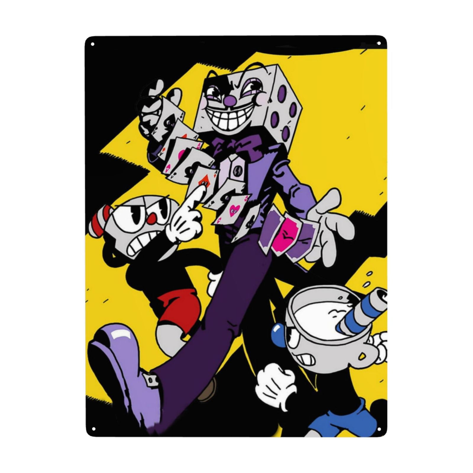 Devil Cuphead Mugman Metal Sign Home Wall Art Decor Metal Tin Signs ...