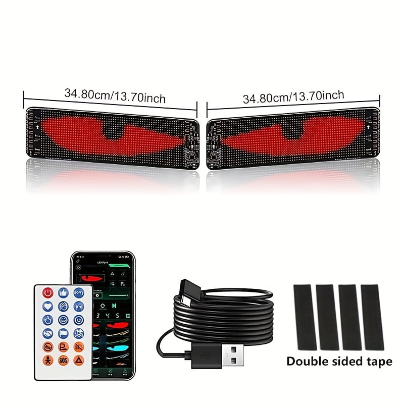 [Devil Eyes LED Light] 2pcs Devil Eyes LED Light For Car Windshield ...