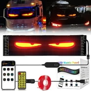 Dynamic Animated LED Car Eyes Halloween, Blinking LED Devil Eyes for ...