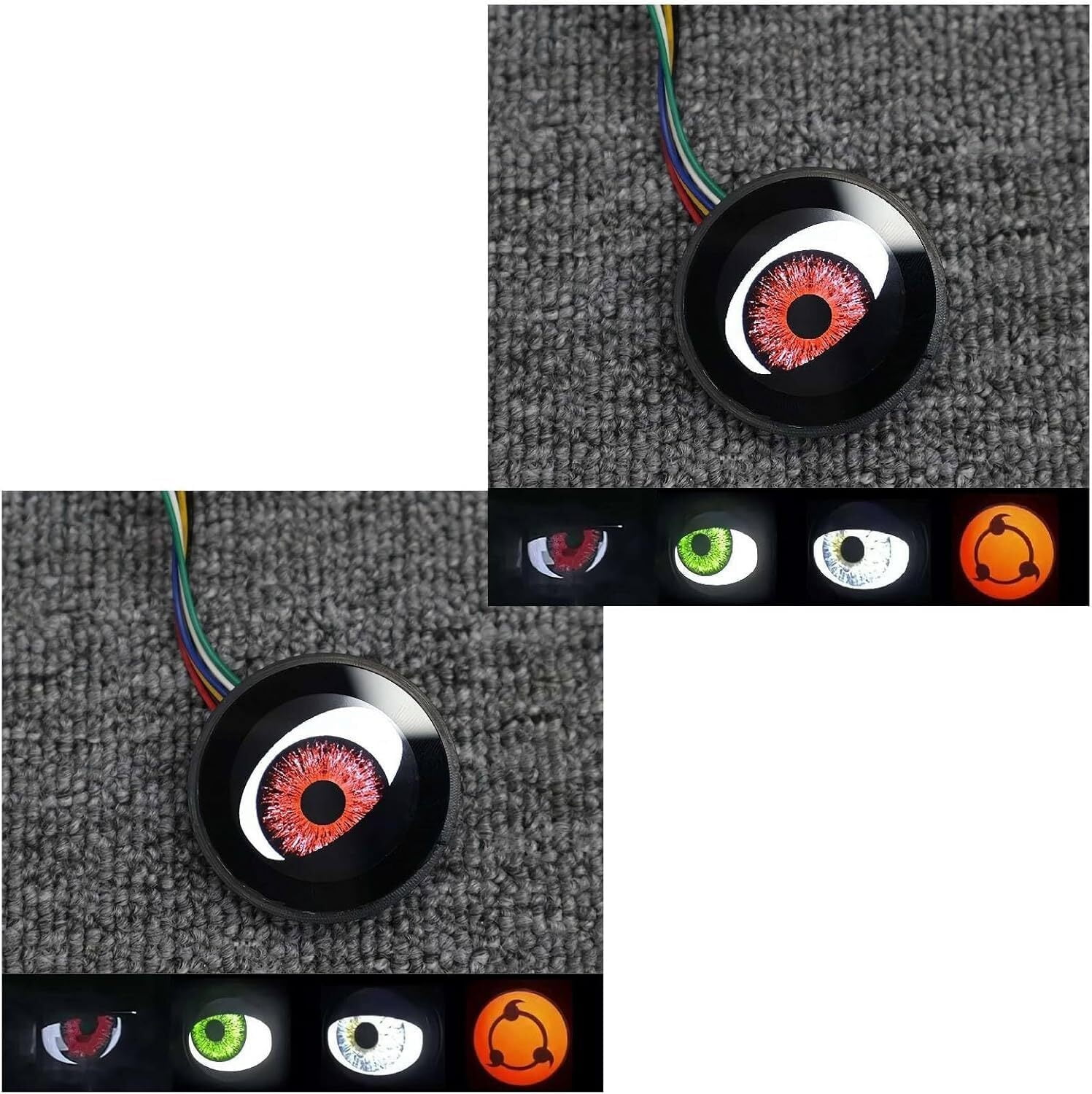 Devil Eyes Light for Cars, Led Dynamic Devil Eye Car 12v Headlights for ...