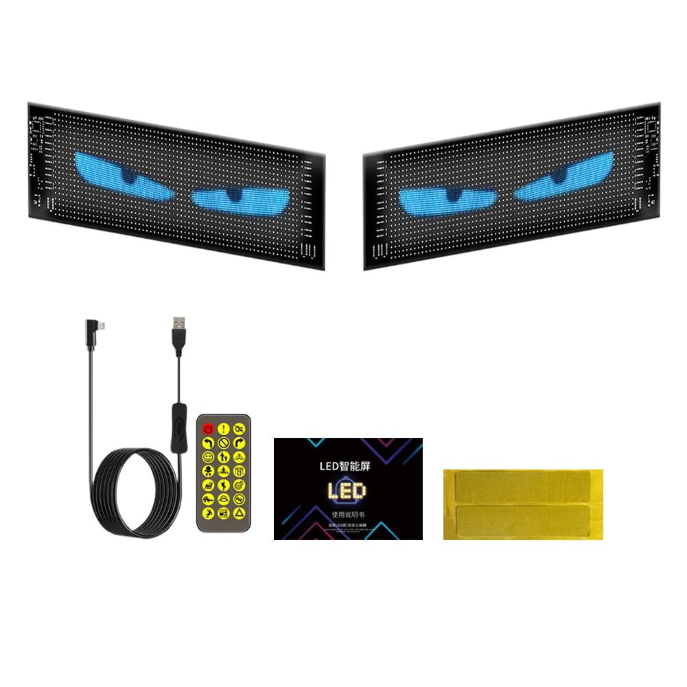 Devil Eyes Light for Cars,Programmable Flex Car LED Display,LED Eye ...