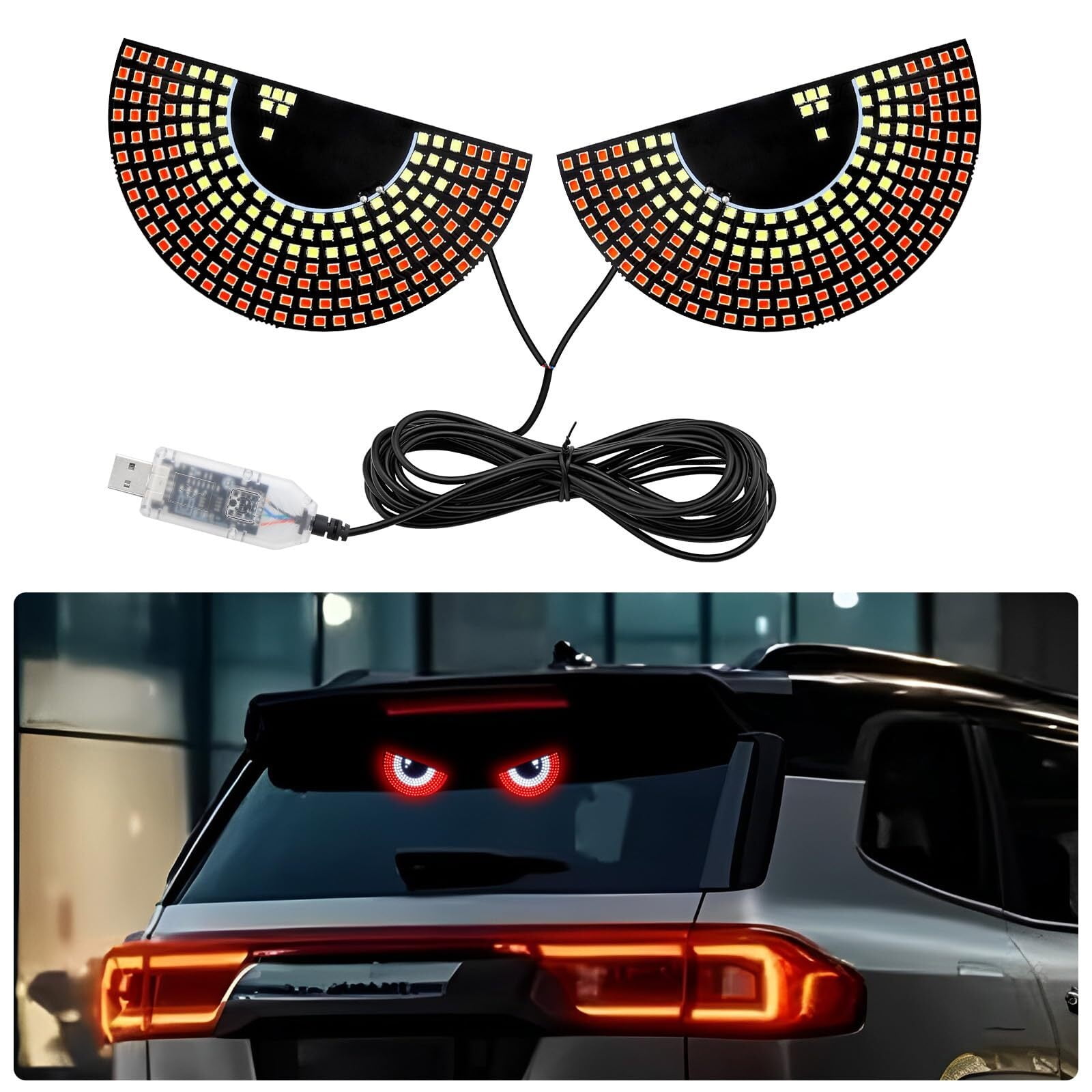 Devil Eyes Light for Cars Windshield LED Demon Eye Lights Car Rear ...