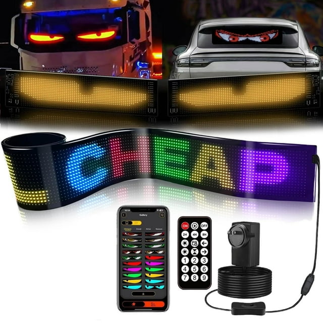 Devil Eyes Light Sign for Cars, Led Eyes Animated for Car Truck ...