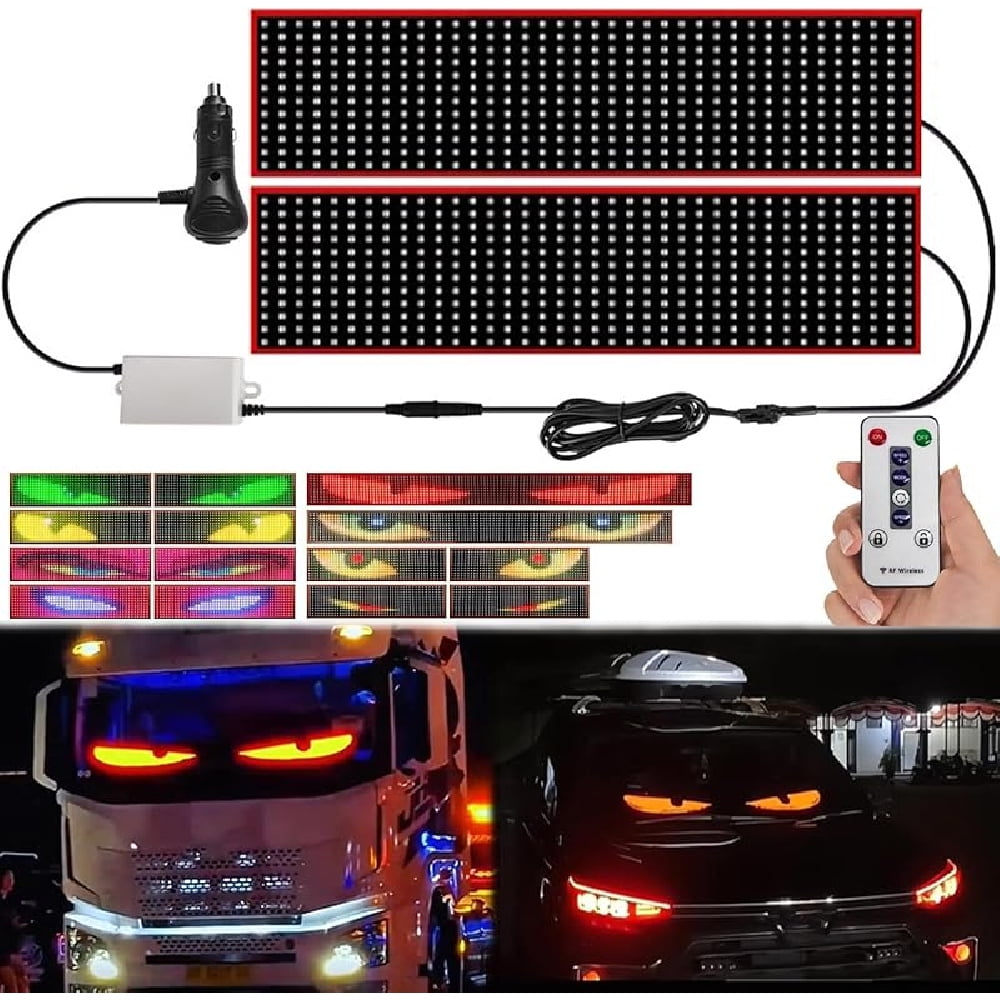 Devil Eyes light-soft screen, flexible LED, eye lamp for truck, car ...