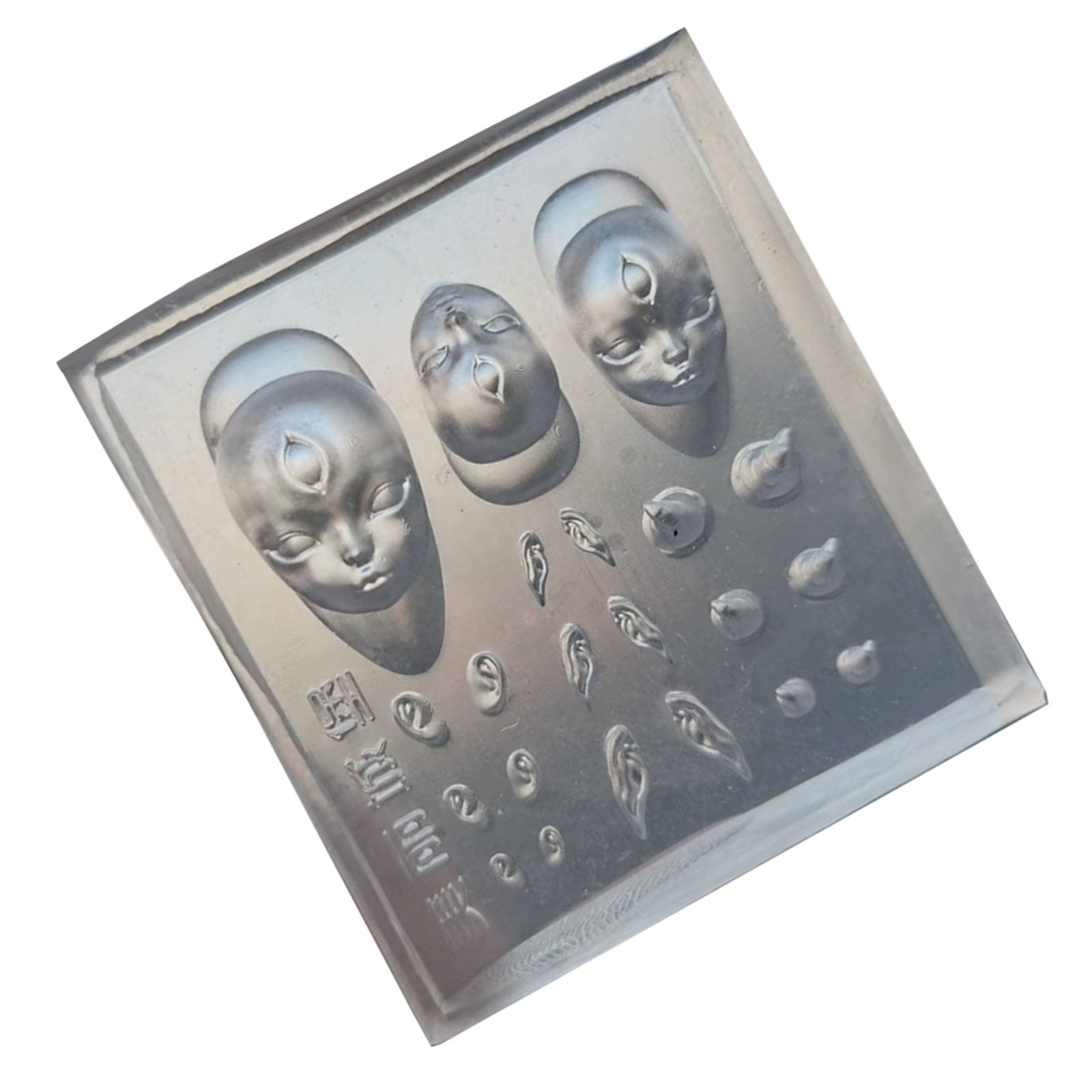 Devil Horns Stamping Art Molds Silicone Stamps Doll Art Mould Art Tools ...