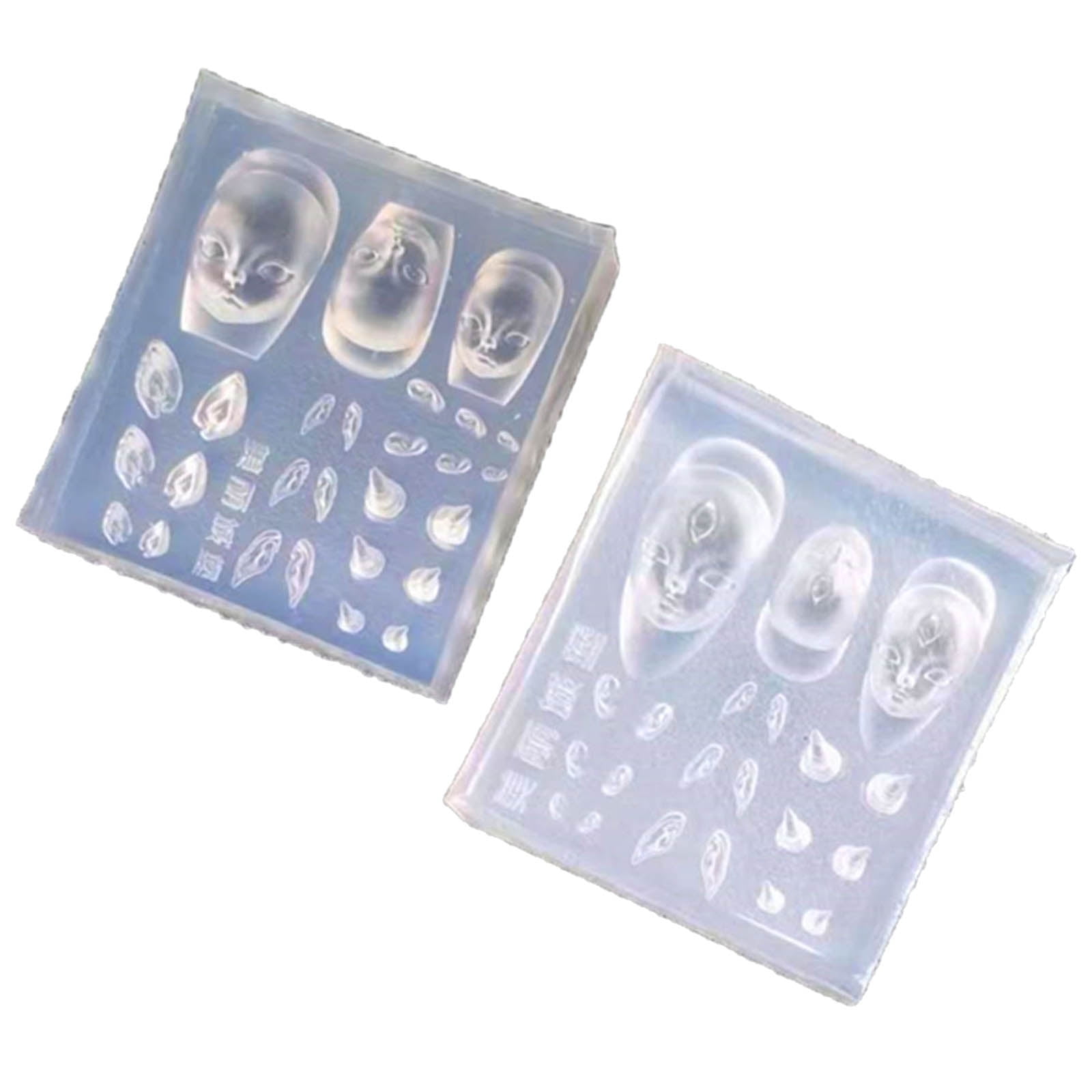 Devil Horns Stamping Art Molds Silicone Stamps Doll Art Mould Art Tools ...