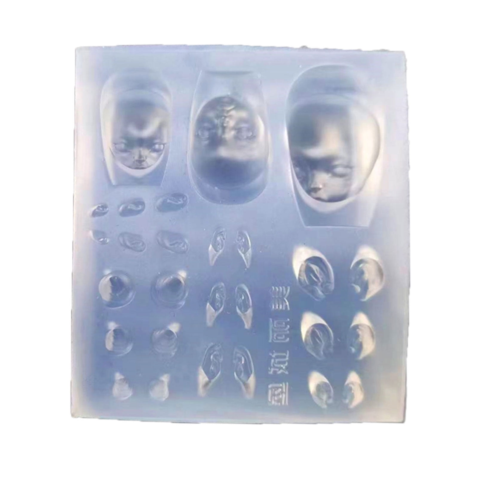Devil Horns Stamping Art Molds Silicone Stamps Doll Art Mould Art Tools ...