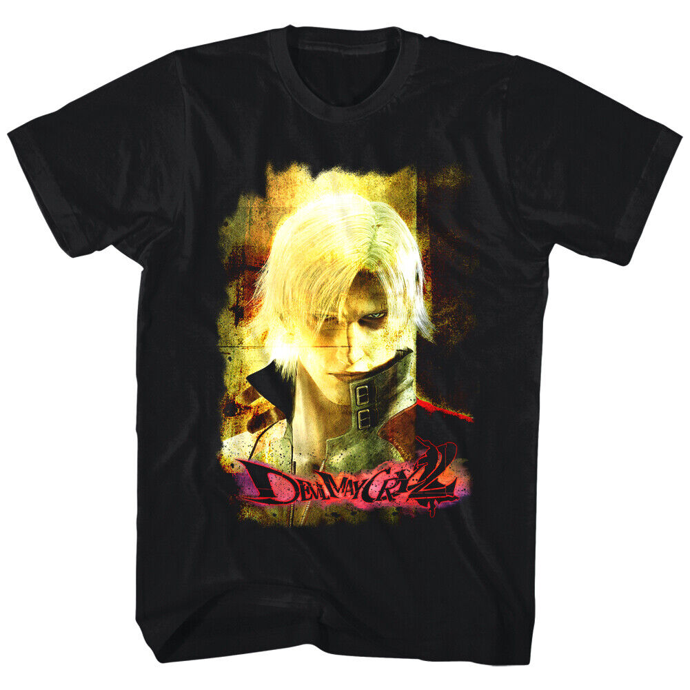 Devil May Cry 2 Dante Stare Men's T Shirt Capcom Video Game Cover DMC ...