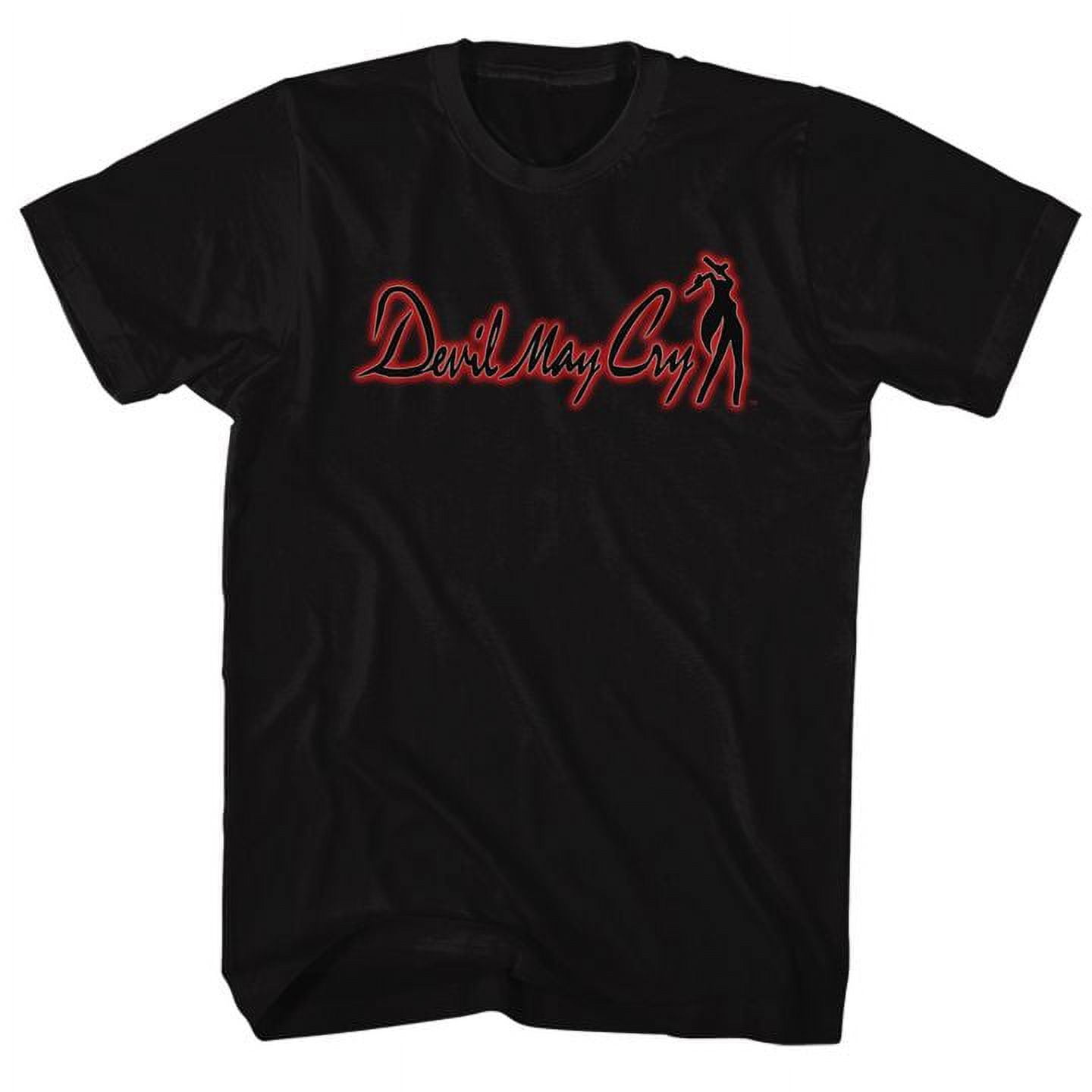 Devil May Cry Logo Black Adult T-Shirt Xlt - Walmart.com
