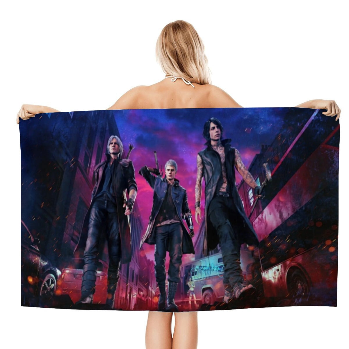 Devil May Cry Gifts Beach Towel for Women Girl Birthday Inspired Fan ...