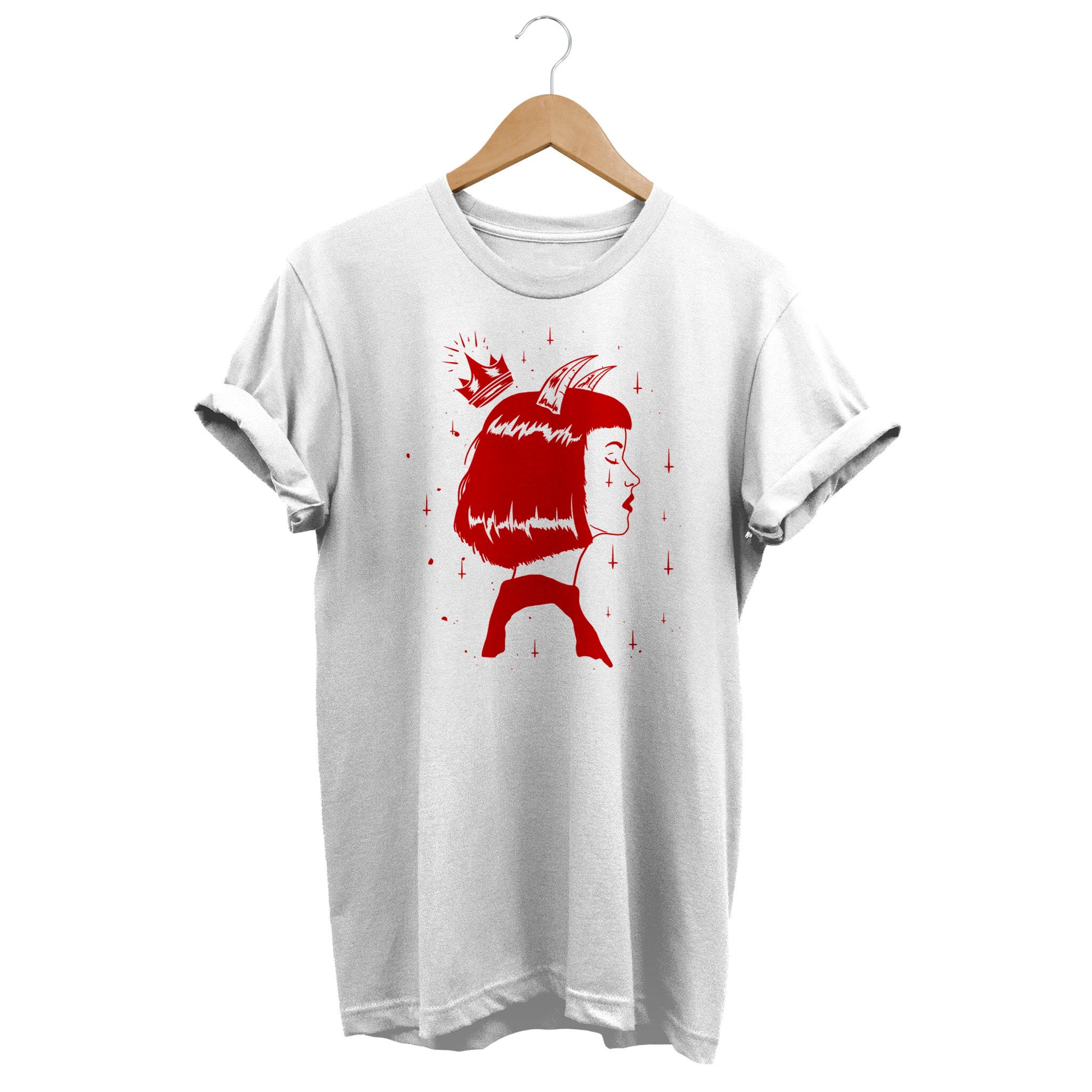 Devil Queen Shirt, Alternative Clothes, Grunge Outfit, Goth TShirt ...