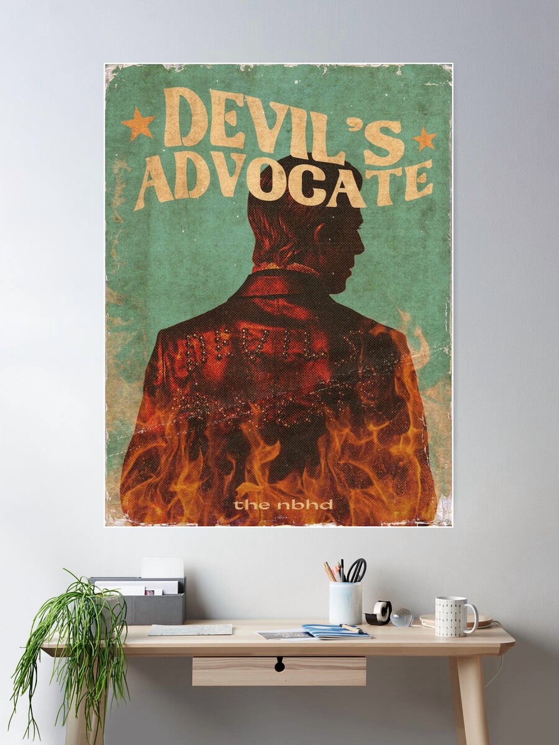 Devil'S Advocate Poster Wall Art Modern Wall Decor For Living Room ...