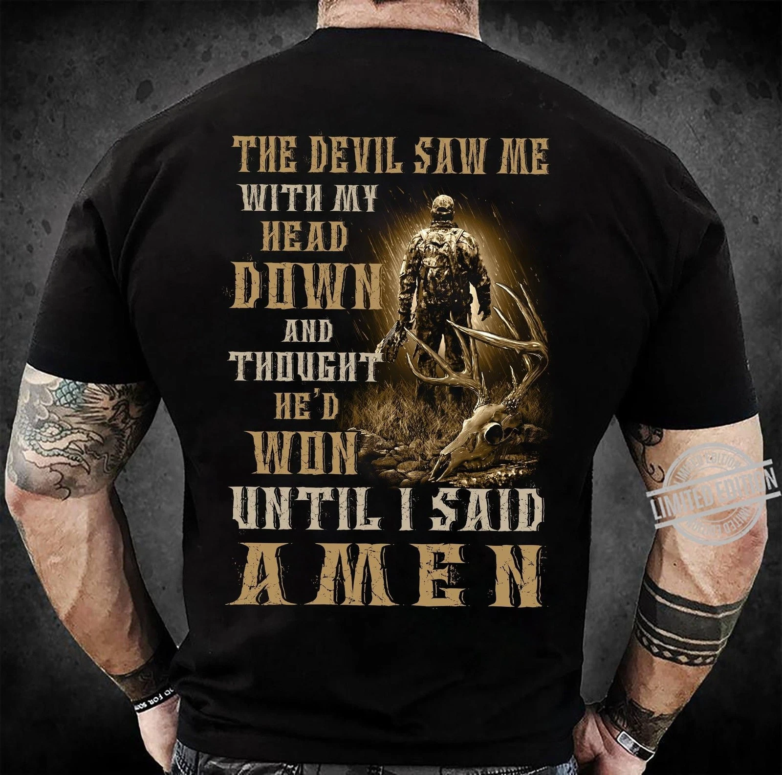 Devil Saw Me Head Down Thought He Won Until I Said Amen Faith Quote ...