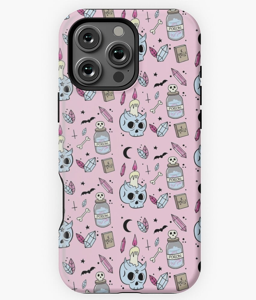 Devil Skeleton Pattern M18307 Phone case for iPhone 11 to 16 Pro Max ...