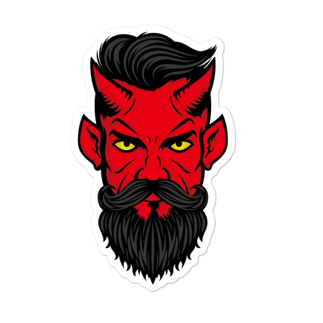 Devil Sticker Vinyl Jdm Stance Drift Scary Halloween Decor Horror Phone ...