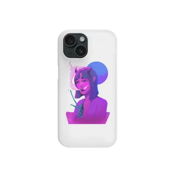 Devil Woman Spooky Demon Horror Cute Phone Case for iPhone 16 15 14 13 ...