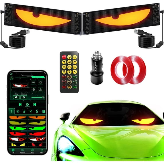 Devil's Eye 2-:5800 Lux High-Brightness14 x4.3 Programmable ojos para ...