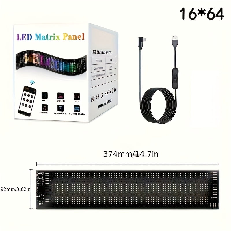 Devil's Eye LED Matrix Pixel Panel - Programmable Flexible LED Display ...