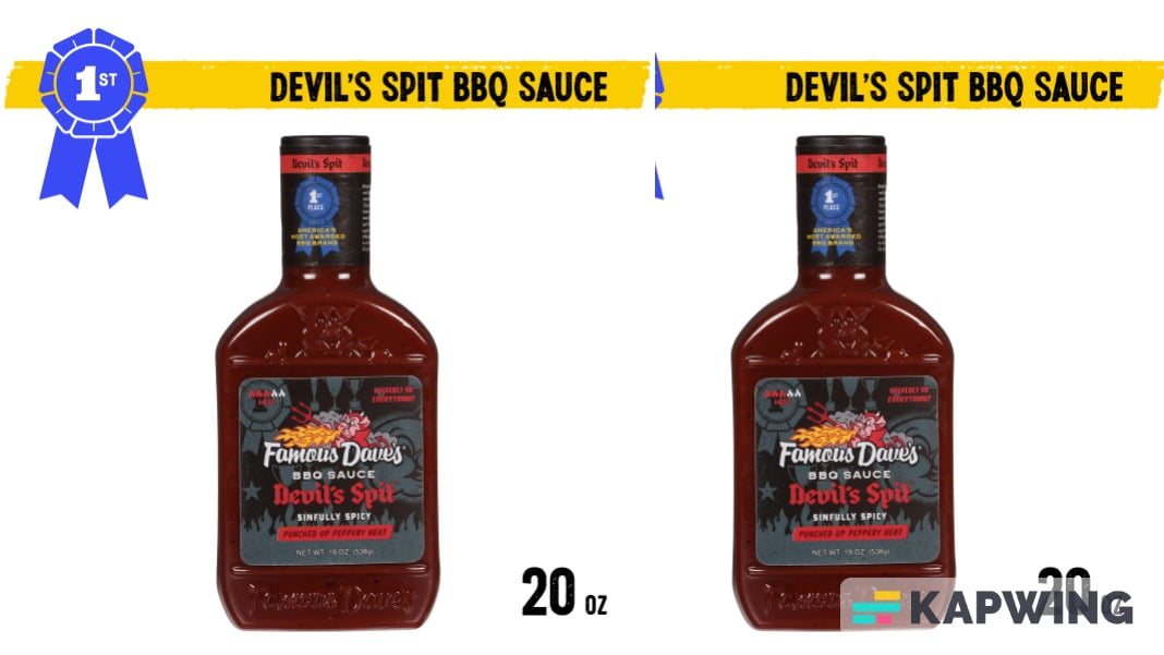 Devil's Spit BBQ Sauce 2 Pack 19 oz - Walmart.com