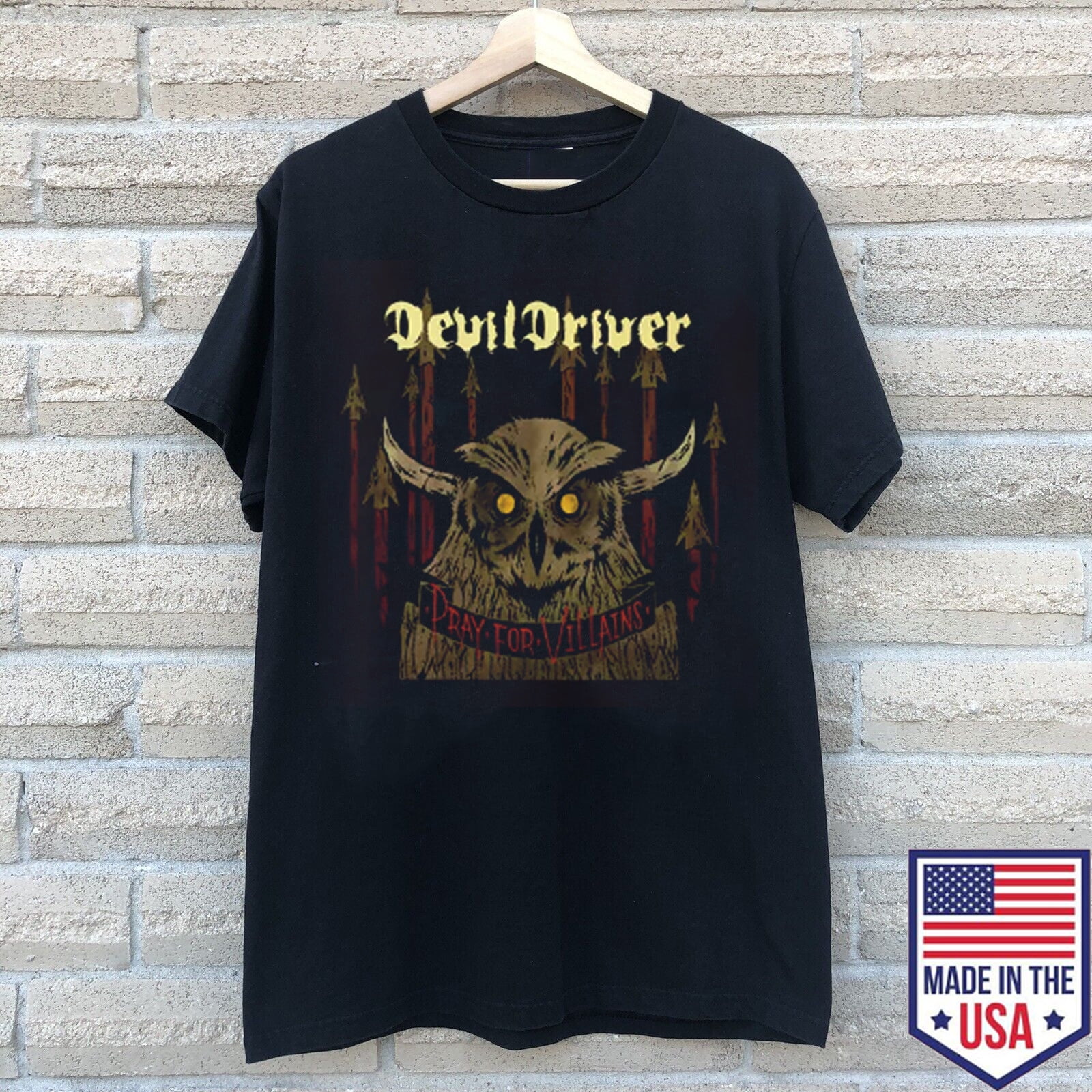 Devildriver Pray For Villains Unisex T Shirt Full Size S-5XL SO708 - Walmart.com