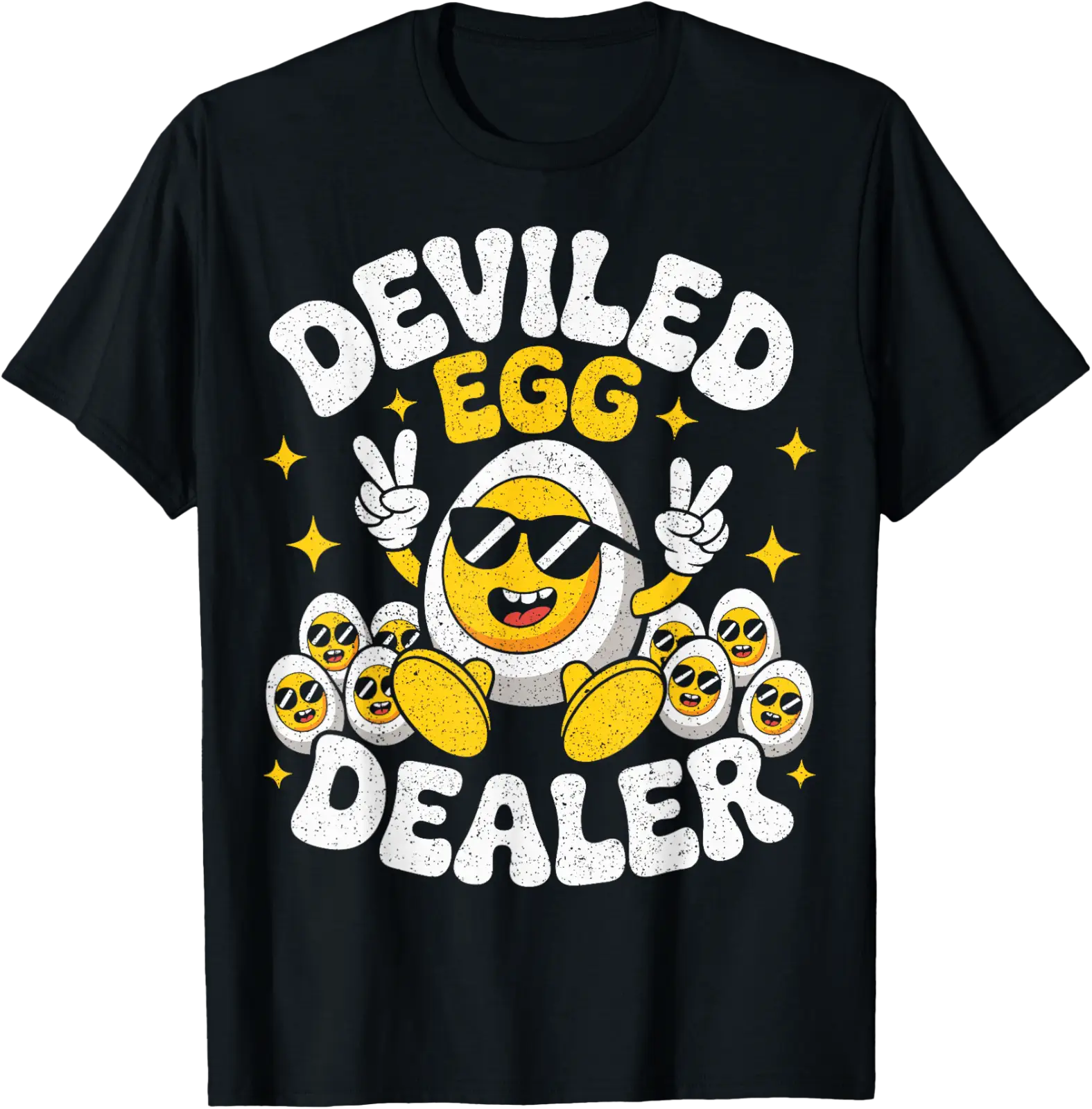 Deviled Egg Dealer Retro Thanksgiving Food Deviled Egg T-Shirt All Size ...