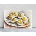 Deviled Eggs Kitchen Decor Watercolor Art Dining Room Art Food Print ...