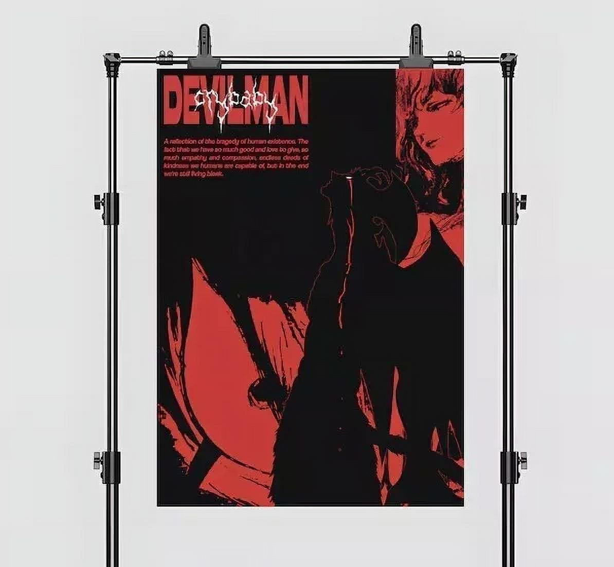 Devilman Crybaby Anime Poster, Devilman Wall Art, Devilman Crybaby ...
