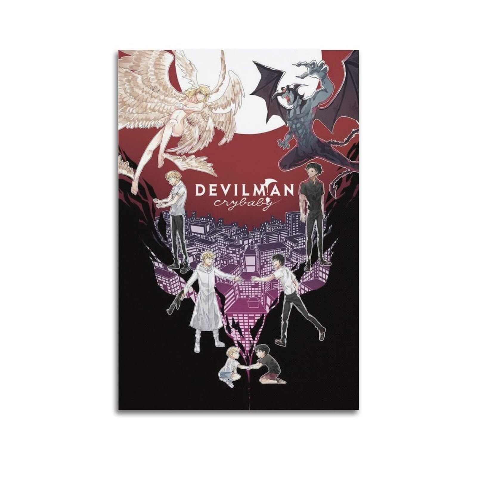 Devilman Crybaby Poster (5) Canvas Modern art poster Ideal gift for bedroom living room hallway ...