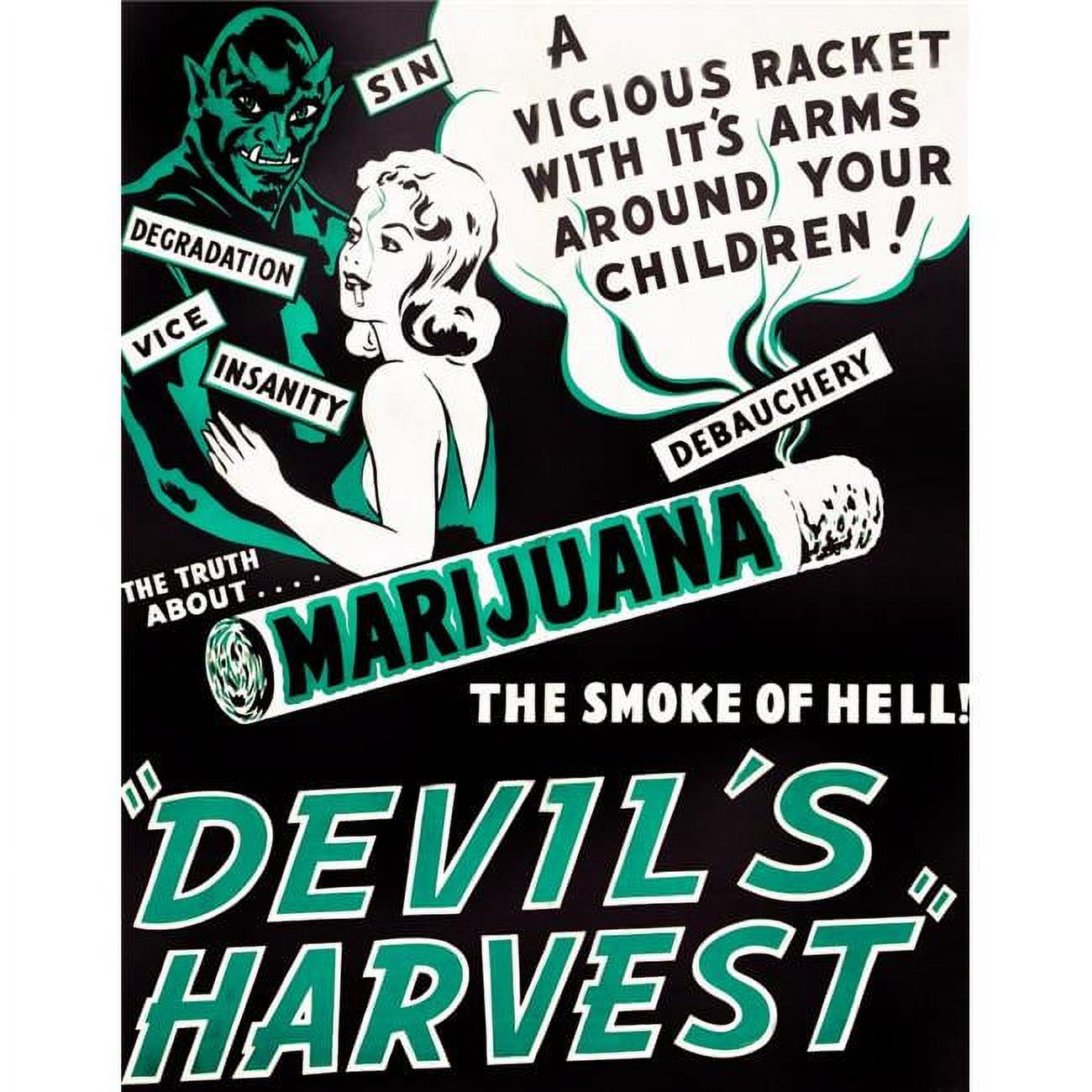 Devils Harvest 1942 Movie Poster Masterprint - 24 x 36 - Large - Walmart.com