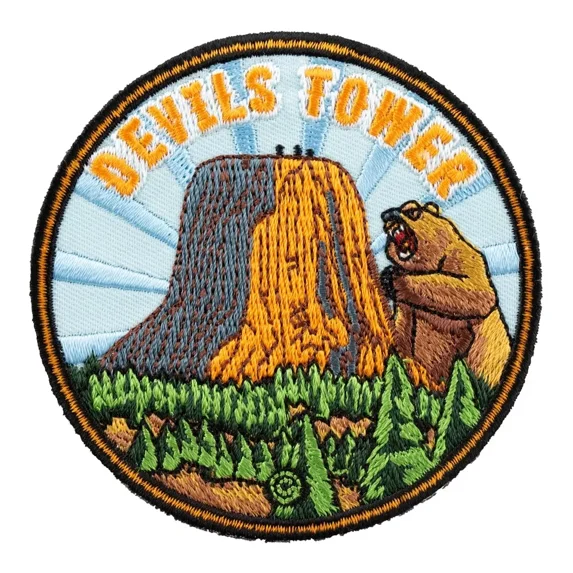 Devils Tower Bear Lodge Wyoming Travel Patch - Walmart.com