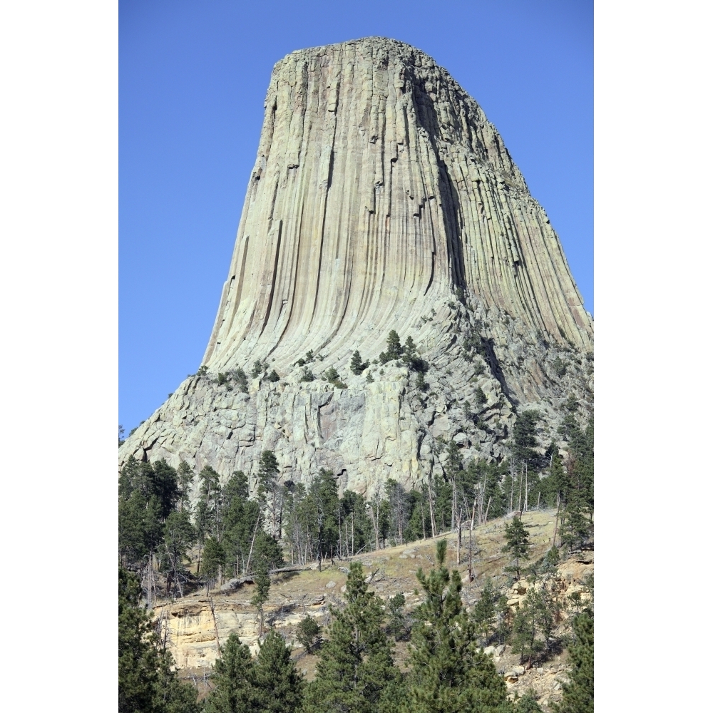 Devils Tower National Monument Wyoming Poster Print - Walmart.com