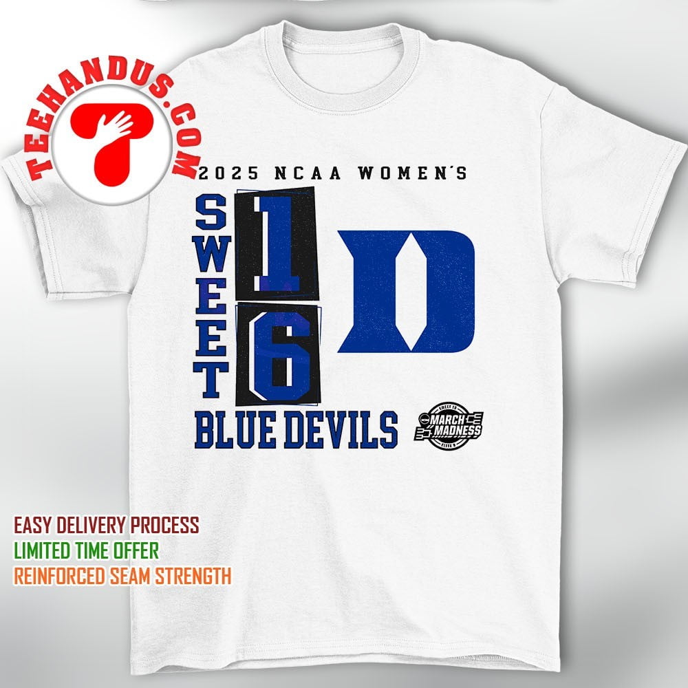 Devils Women’s Basketball 2025 Sweet 16 March Madness shirt ,Forest ...
