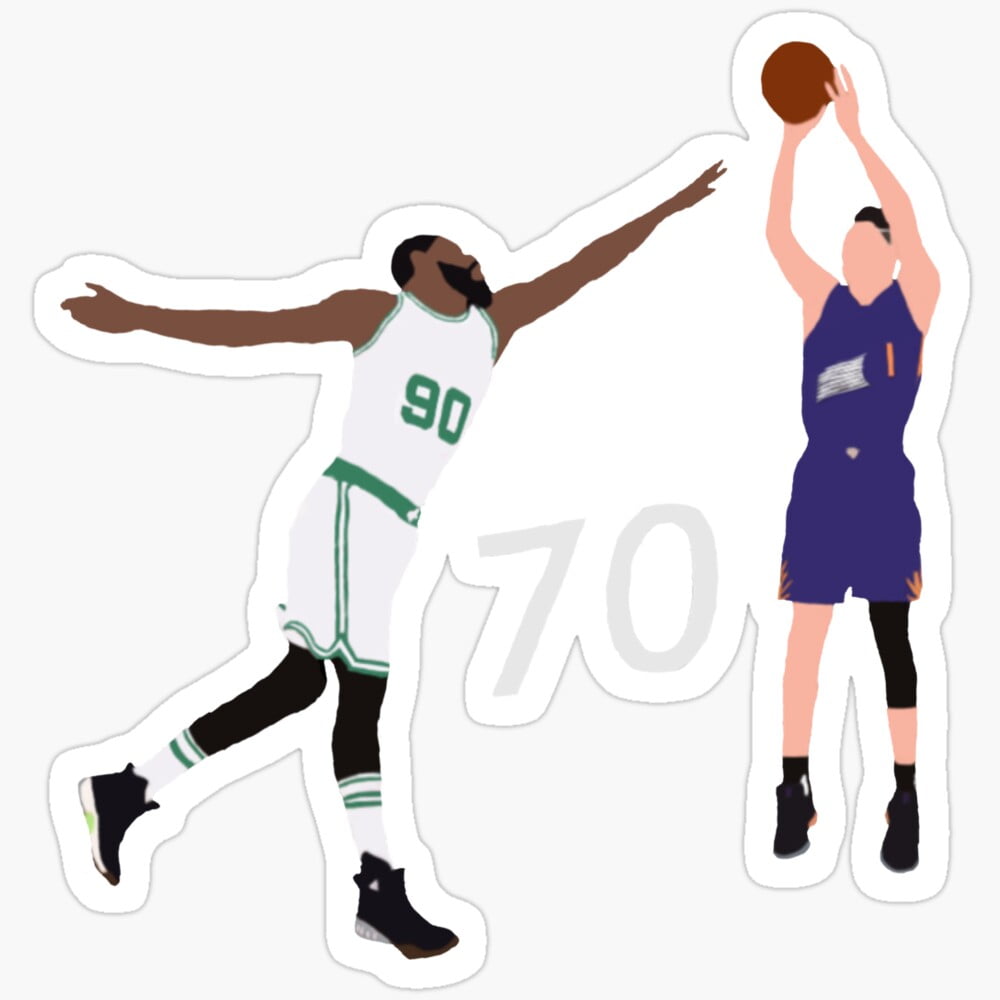 Devin Booker 70 Points Jumpshot Sticker Phone Decal Water Bottle ...