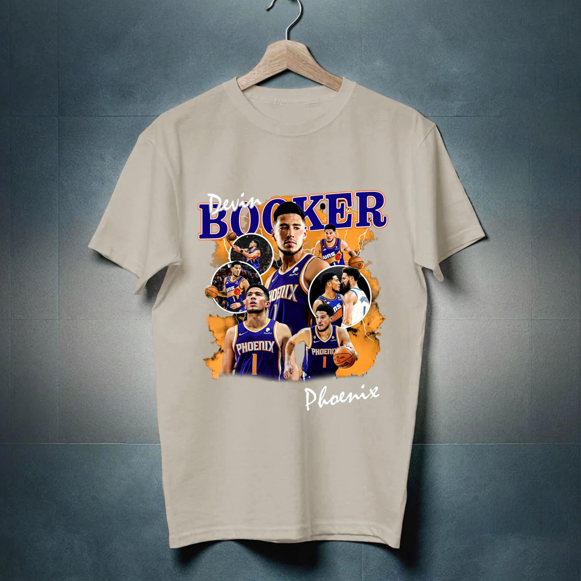 Devin Booker 90s Style Bootleg Rap Shirt - Walmart.com