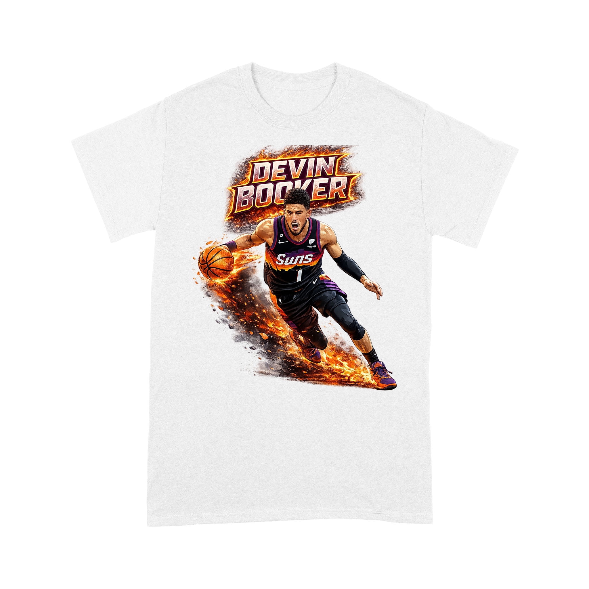 Devin Booker Cartoon Style Unisex Standard T-Shirt - Walmart.com