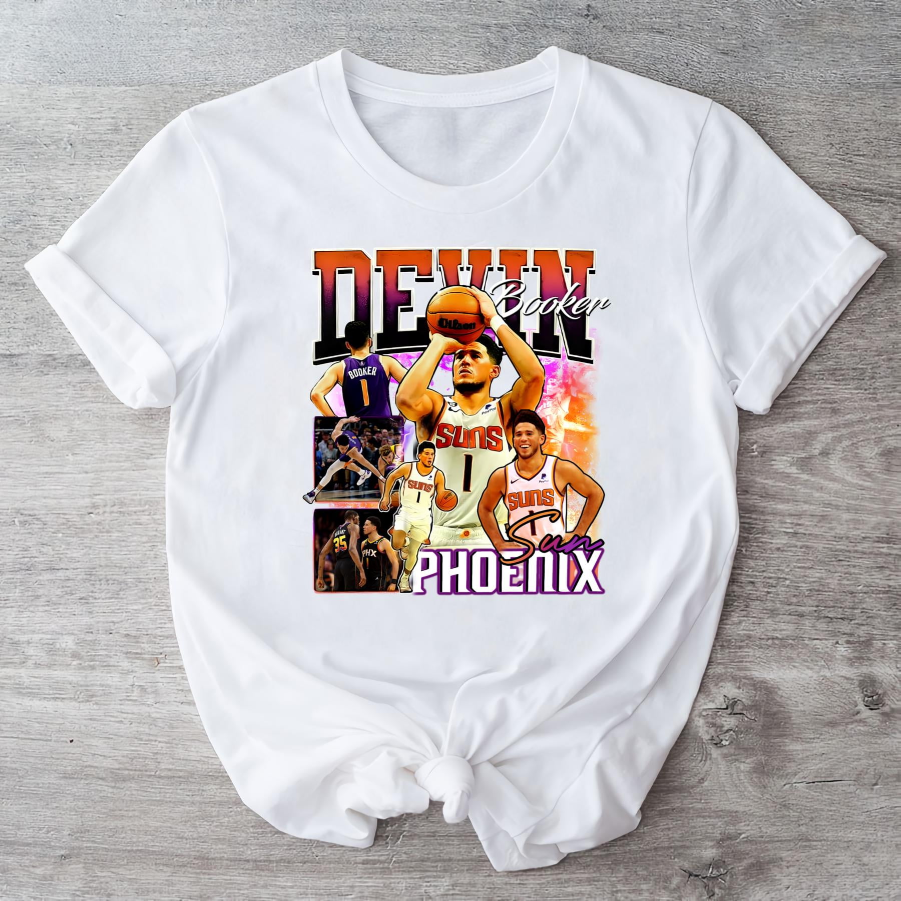 Devin Booker Phoenix Basketball Shirt, Suns Basketball Shirt Christmas Gift Unisex, Basketball ...