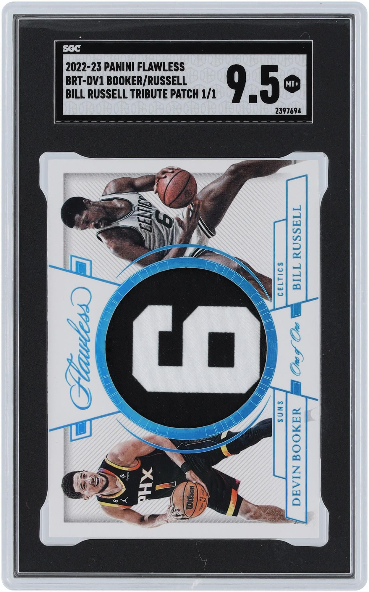 Devin Booker Phoenix Suns Autographed 2022-23 Panini Flawless Bill ...