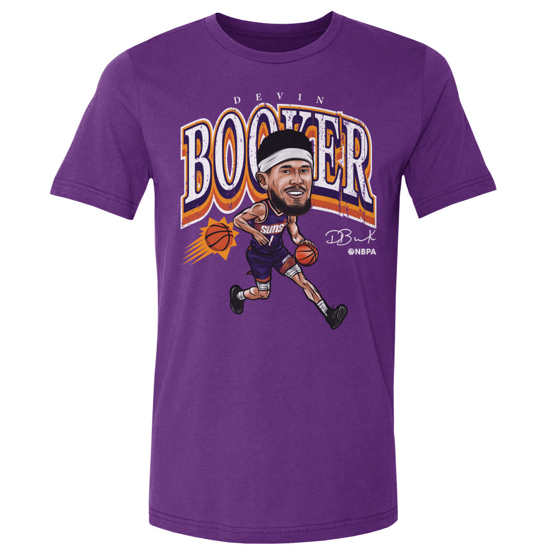 Devin Booker Phoenix Suns Cartoon WHT Vintage T-shirt, Sport shirt ...