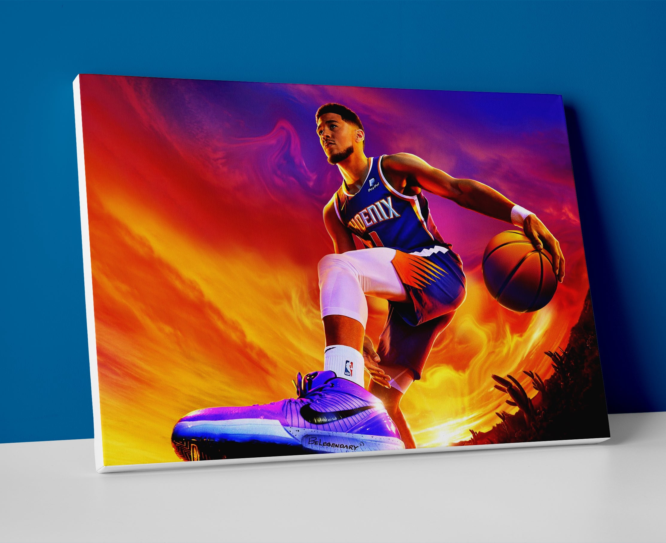 Devin Booker Poster or Wrapped Canvas - Walmart.com